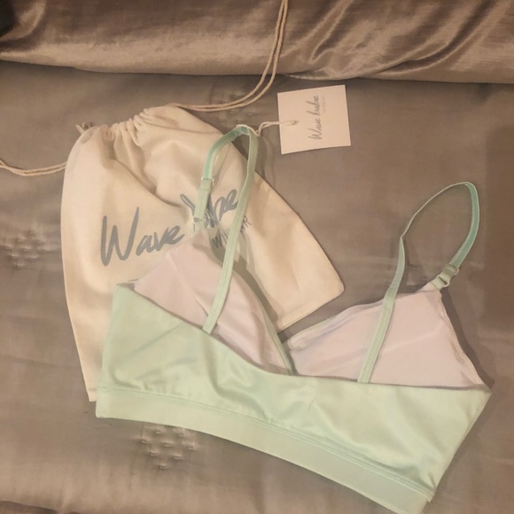 wavebabe | Swim | Nwt Swim Bikini Top Santorini Medium | Poshmark